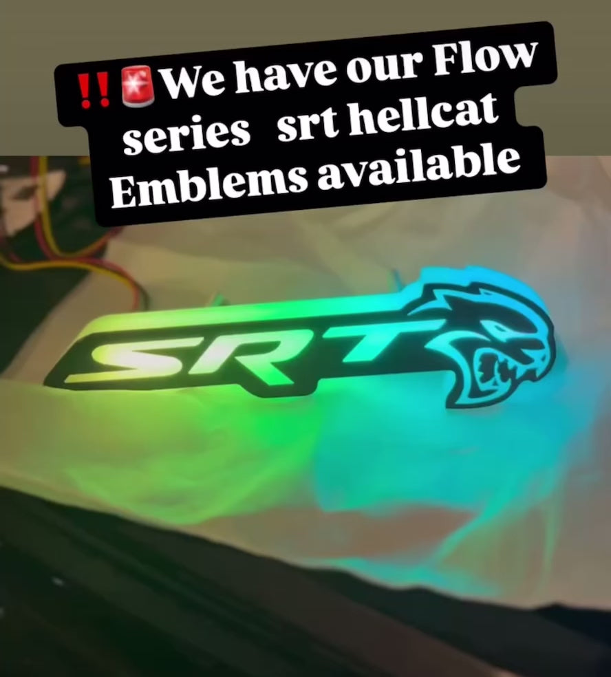 SRT Hellcat Flow Series Front Grille Emblem – MOPARTZ